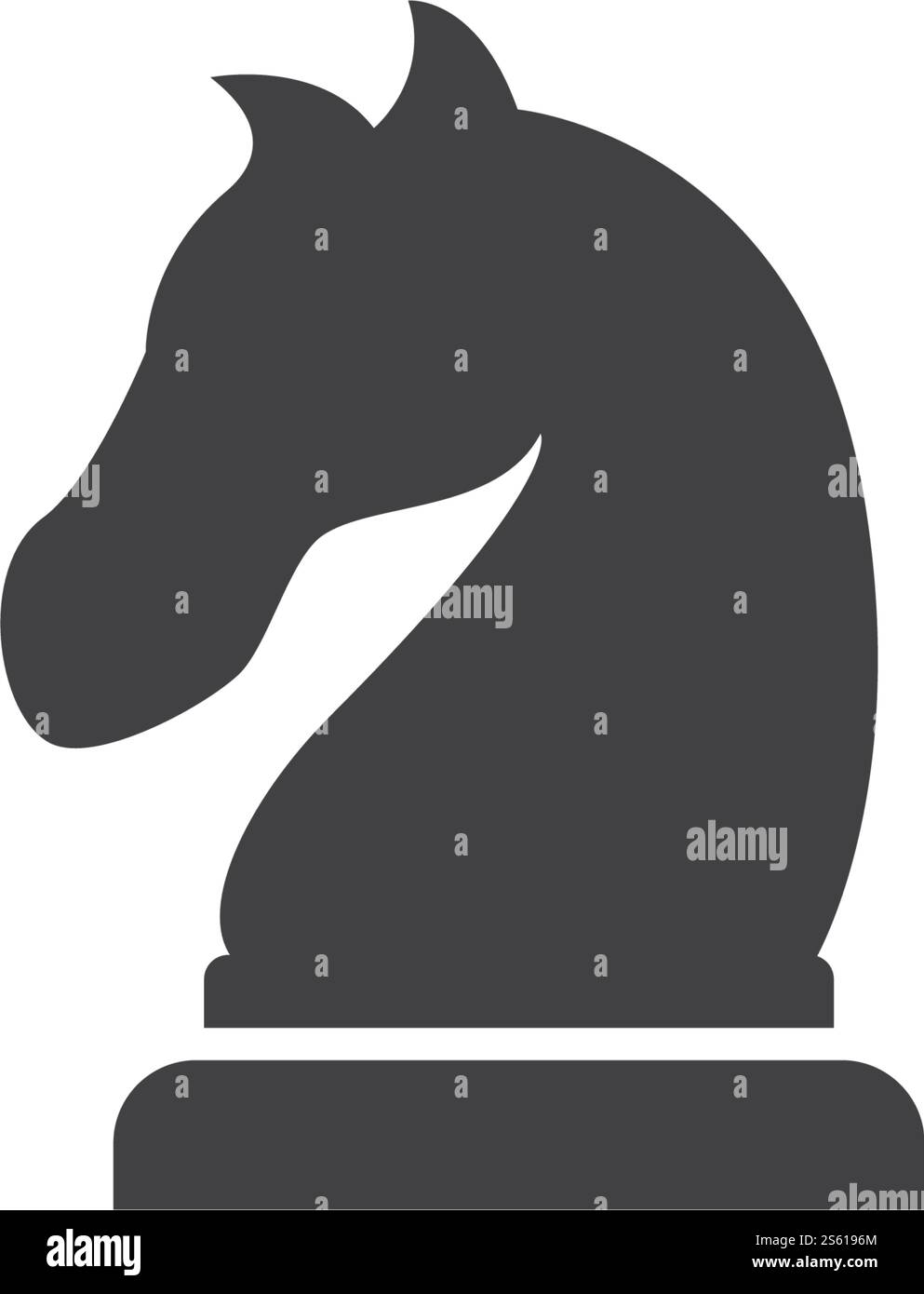 Chess knight logo icon ilustration vector template Stock Vector Image ...