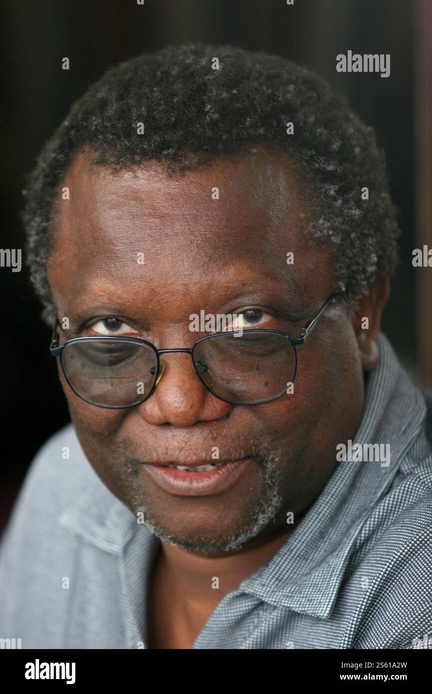Celebrated Malawayian poet Jack Mapanje is pictured at the Edinburgh ...