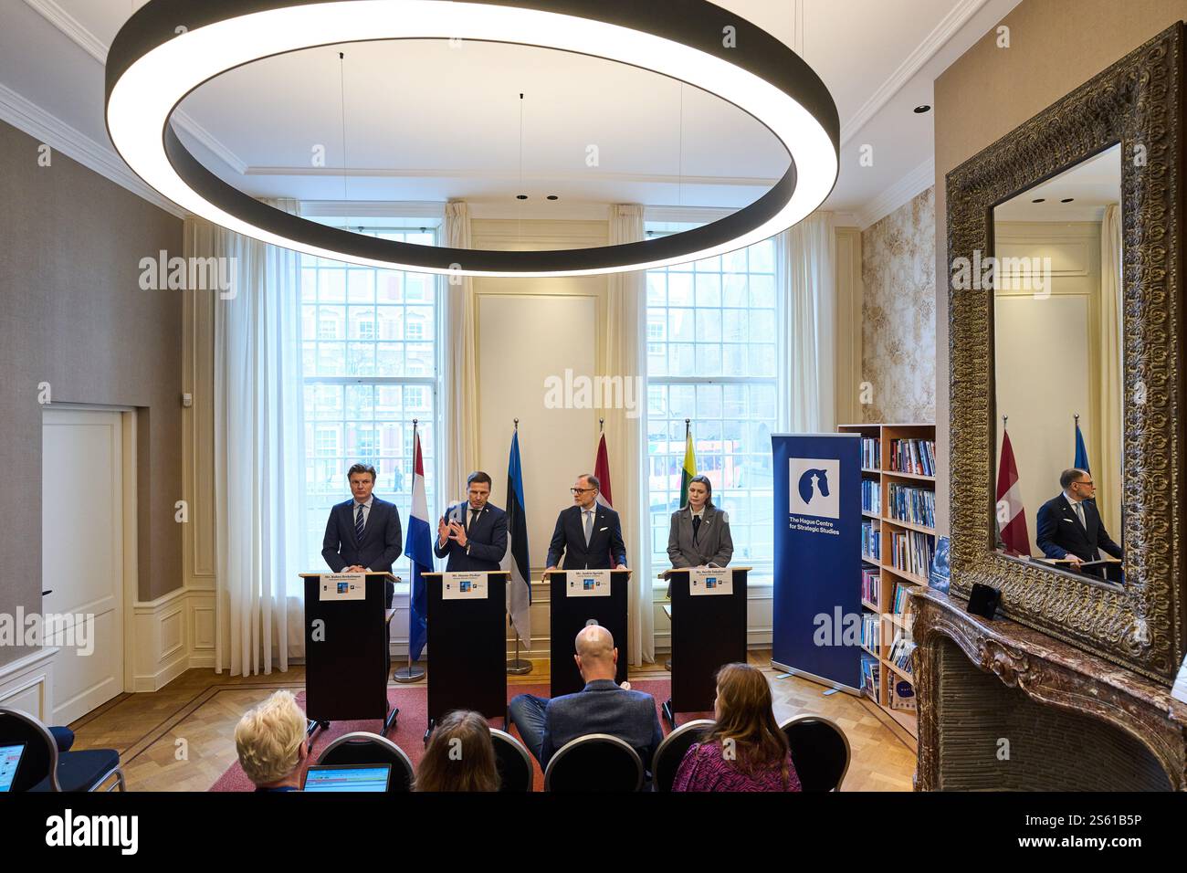 DEN HAAG - Defense Minister Ruben Brekelmans during a press briefing ...