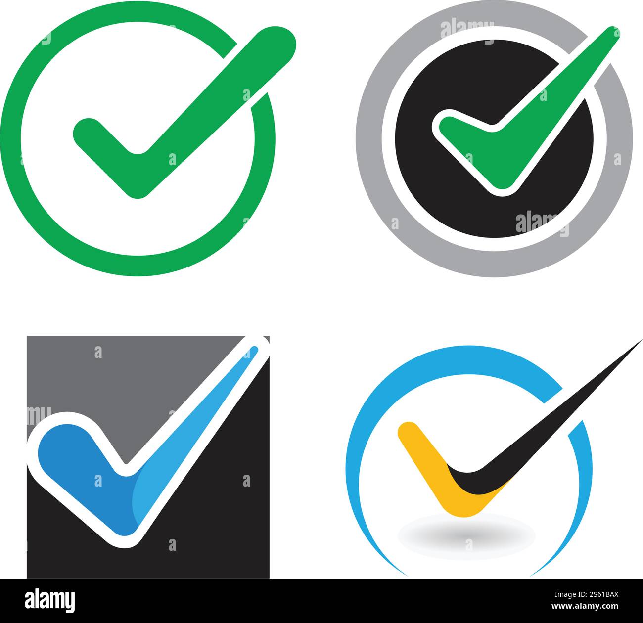 Check mark V Letter Logo Template Stock Vector Image & Art - Alamy