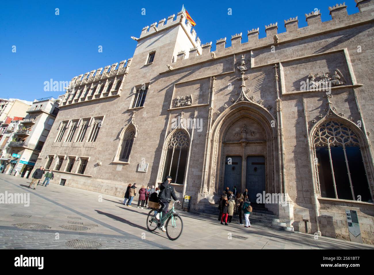 Valencia, Spain, January 15, 2025. The Silk Exchange of Valencia dates ...