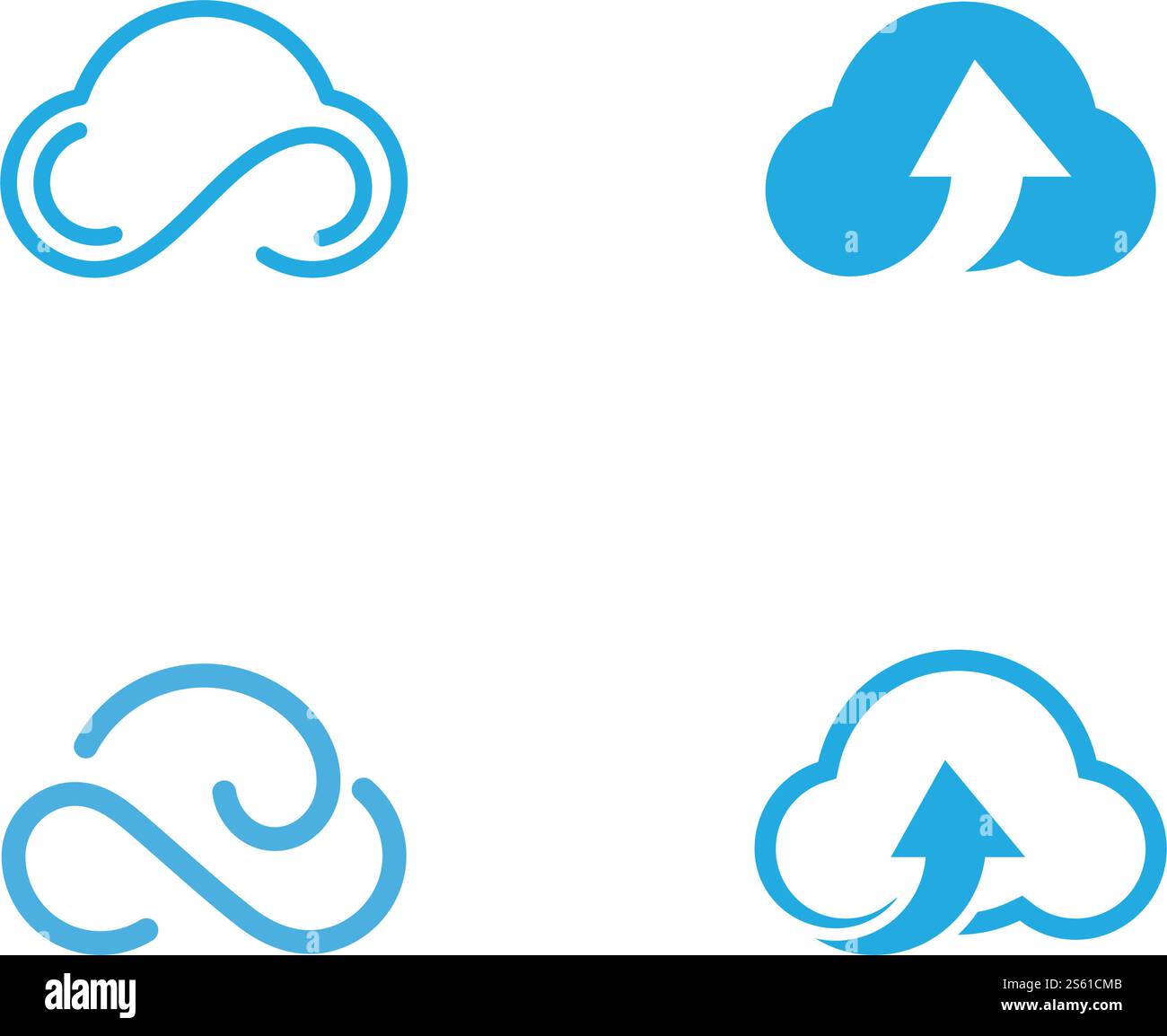 Cloud Logo vector design Template Stock Vector Image & Art - Alamy