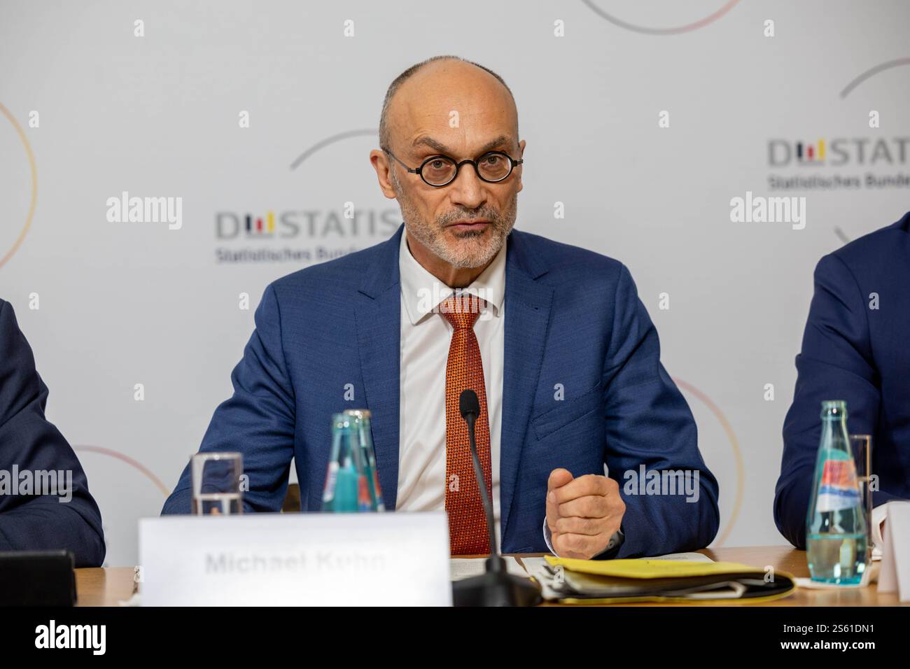 Michael Kuhn DESTATIS, Statistisches Bundesamt, Bruttoinlandsprodukt im Jahr 2024, am 15.01.2025 ...