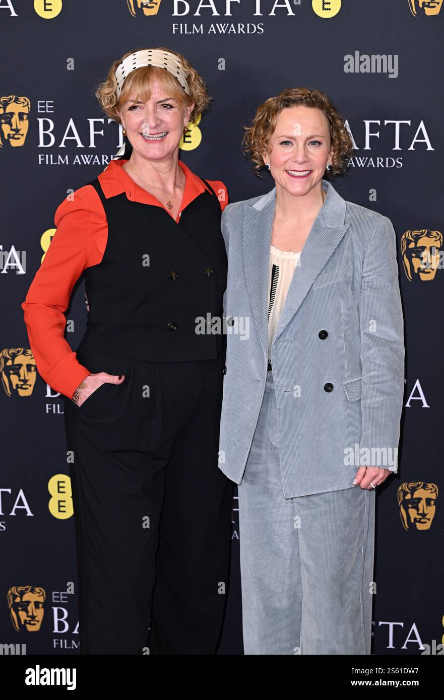 London, UK. January 15th, 2025. Chair of BAFTA, Sara Putt, Anna Higgs ...