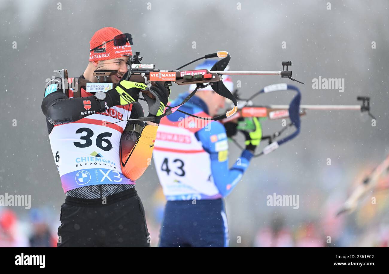 Ruhpolding, Germany. 15th Jan, 2025. Biathlon; World Cup, individual 20 ...