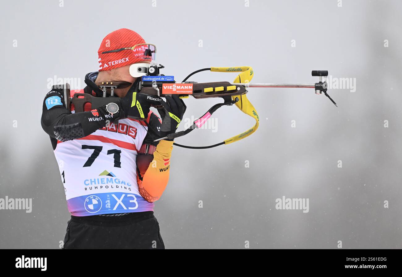 Ruhpolding, Germany. 15th Jan, 2025. Biathlon; World Cup, individual 20 ...