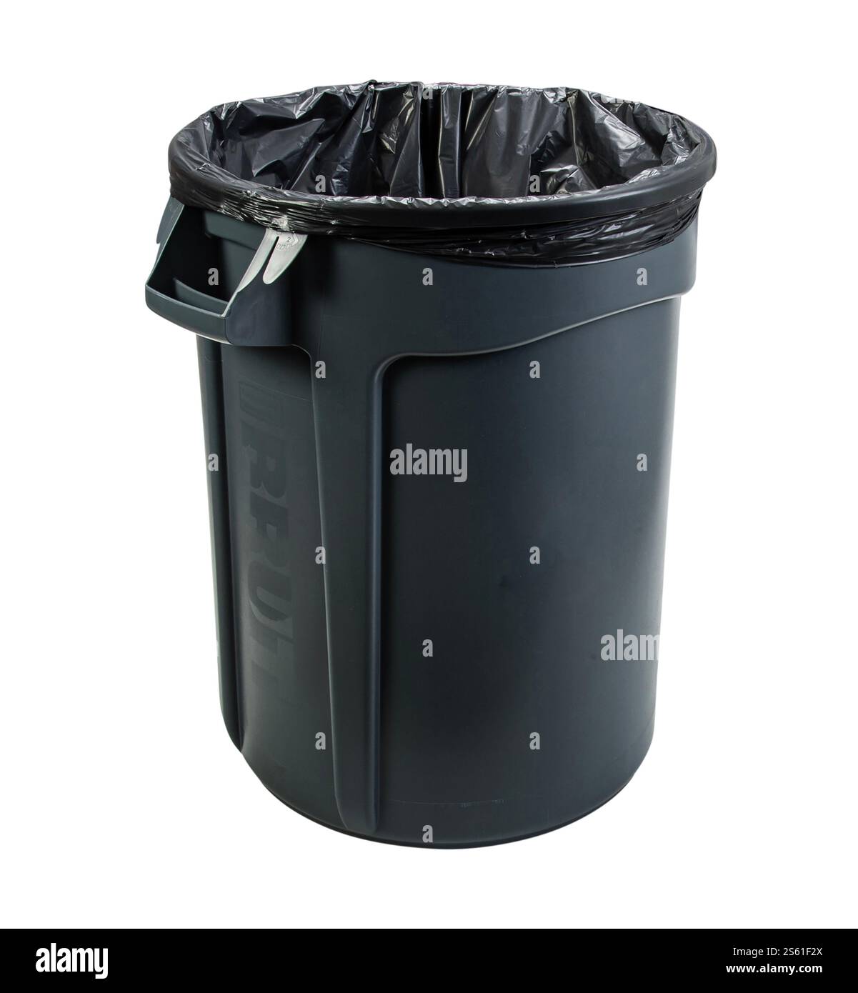 White trash can garbage bag hi-res stock photography and images - Alamy