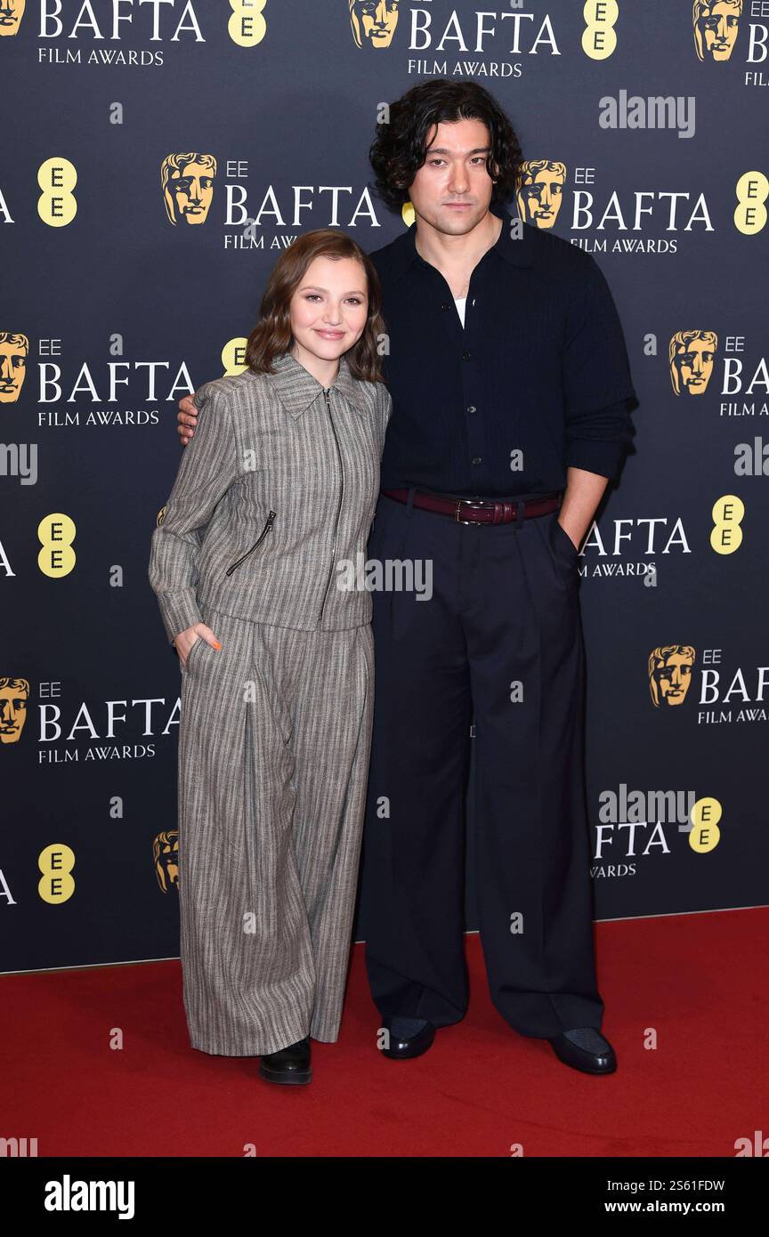 Mia McKenna-Bruce und Will Sharpe bei der Bekanntgabe der Nominierungen ...