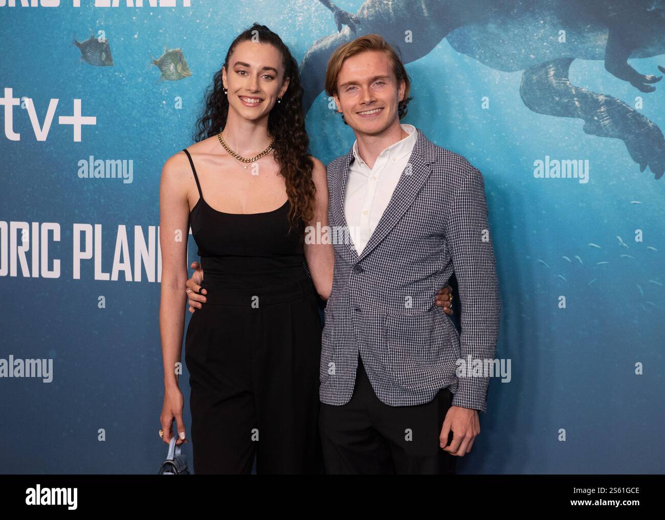 Chiara Doyle and Ben Brown attends the London premiere for Apple TV+’s ...