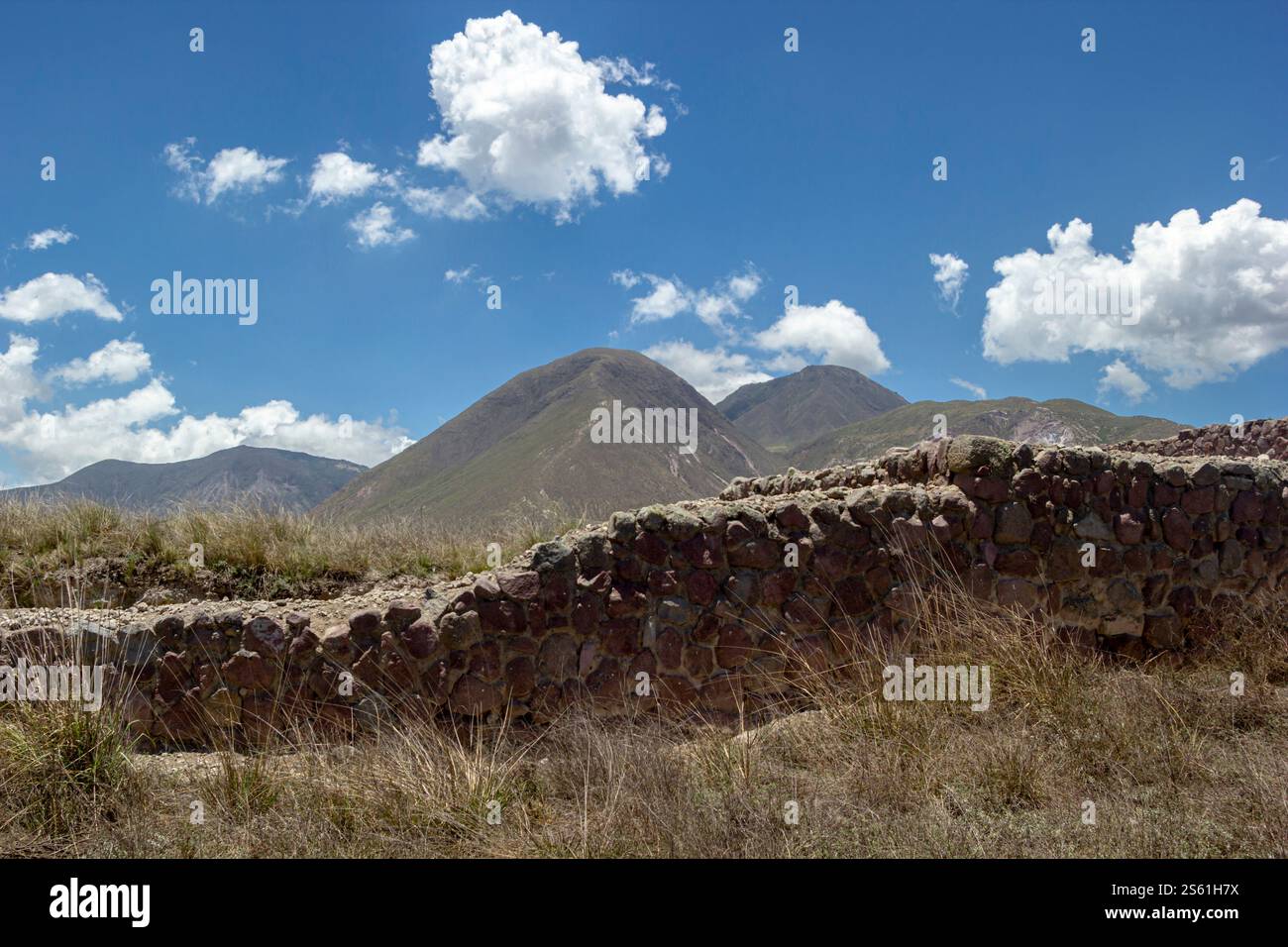 Ancient Inca ruins of Rumicucho in Pomasqui, north of Quito, Pichincha ...