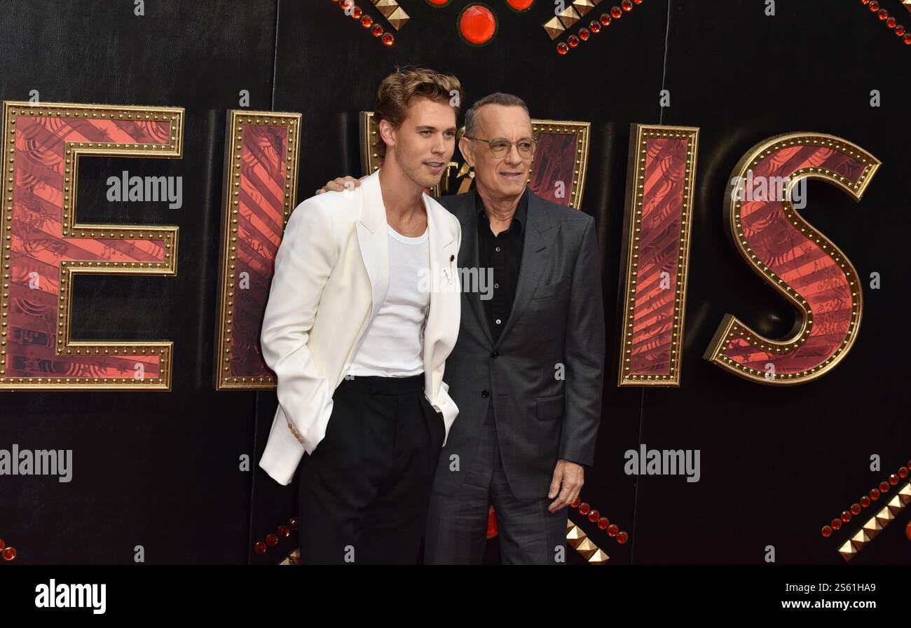 Austin Butler and Tom Hanks attends 'Elvis' - UK Special Screening, at ...