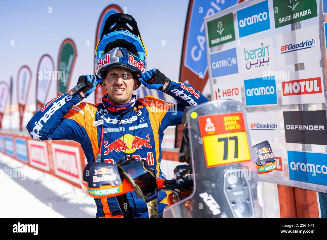 Subaytah, Arabie Saoudite. 15th Jan, 2025. BENAVIDES Luciano (arg), KTM, Red Bull KTM Factory ...