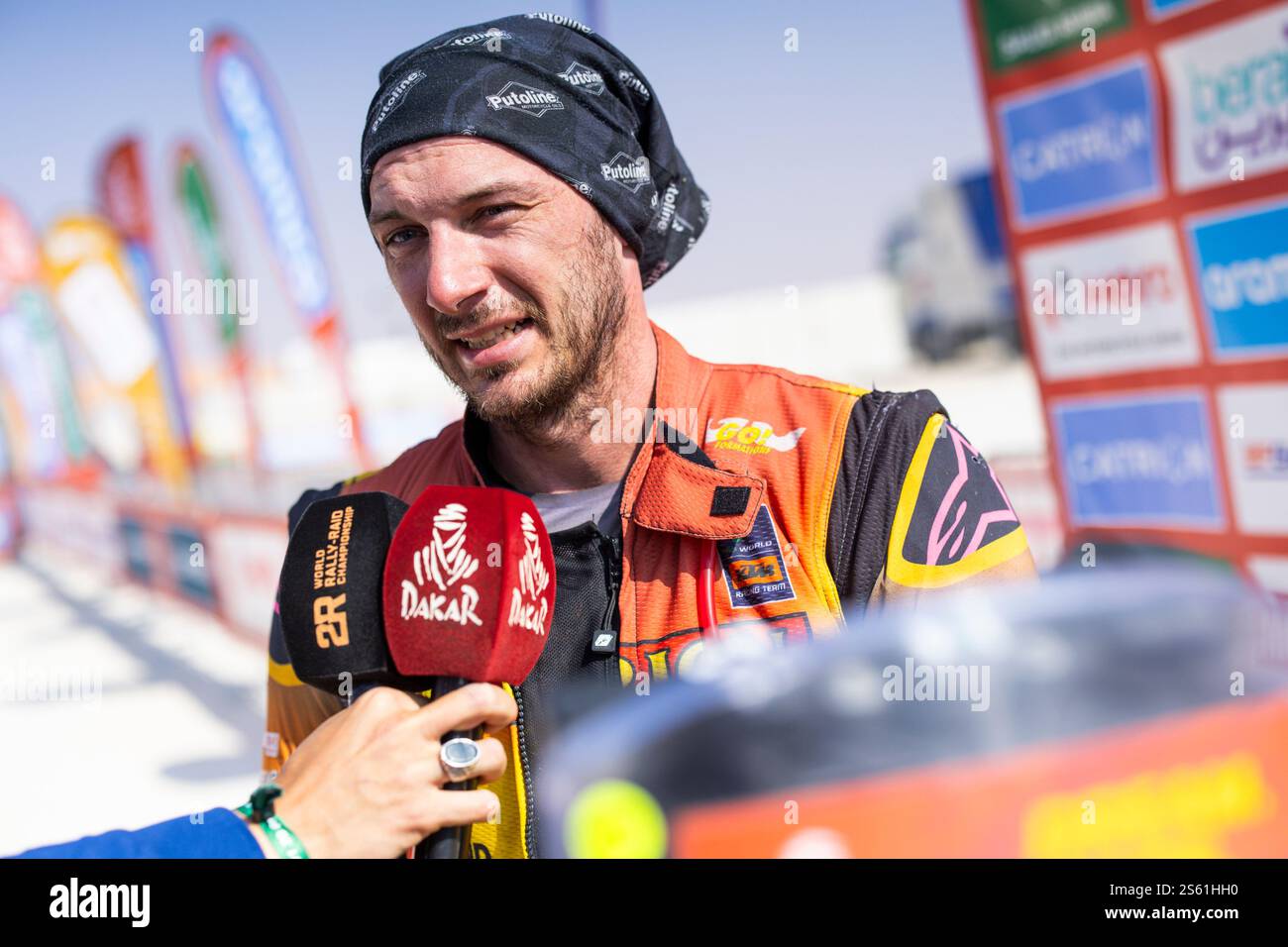 Subaytah, Arabie Saoudite. 15th Jan, 2025. DOVEZE Mathieu (fra), KTM, BAS World KTM Racing Team ...