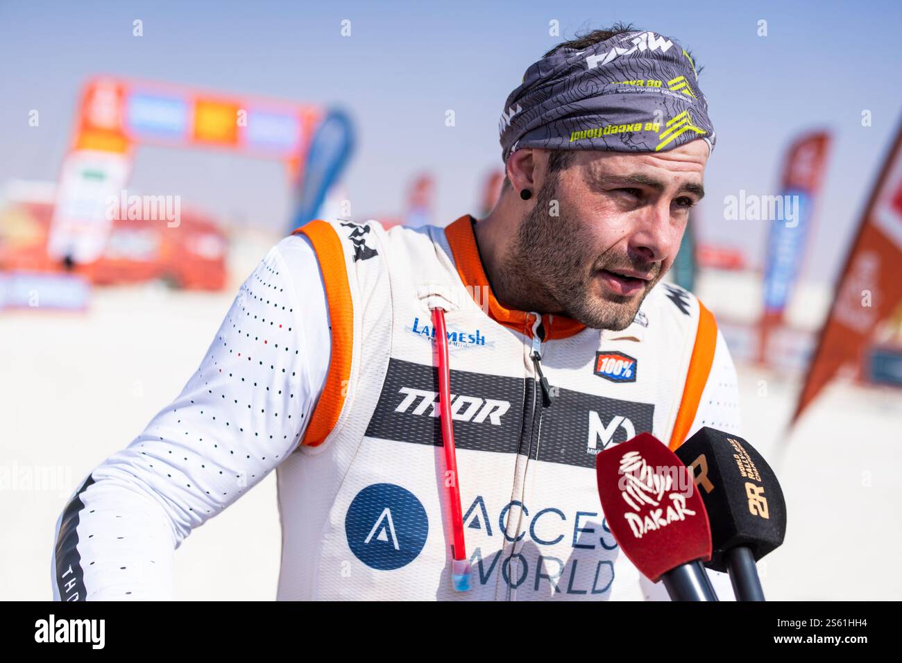 Subaytah, Arabie Saoudite. 15th Jan, 2025. DOCHERTY Michael (zag), KTM, BAS World KTM Racing ...