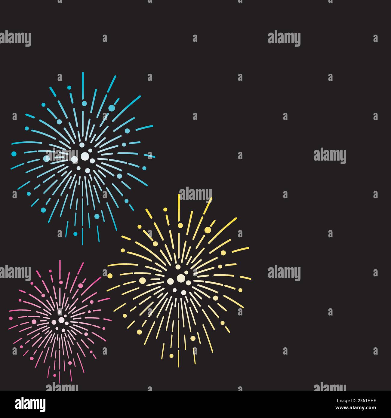 Firework illustration template vector design Stock Vector Image & Art ...