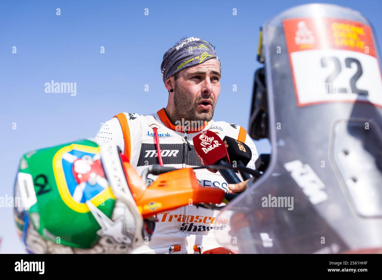 Subaytah, Arabie Saoudite. 15th Jan, 2025. DOCHERTY Michael (zag), KTM, BAS World KTM Racing ...