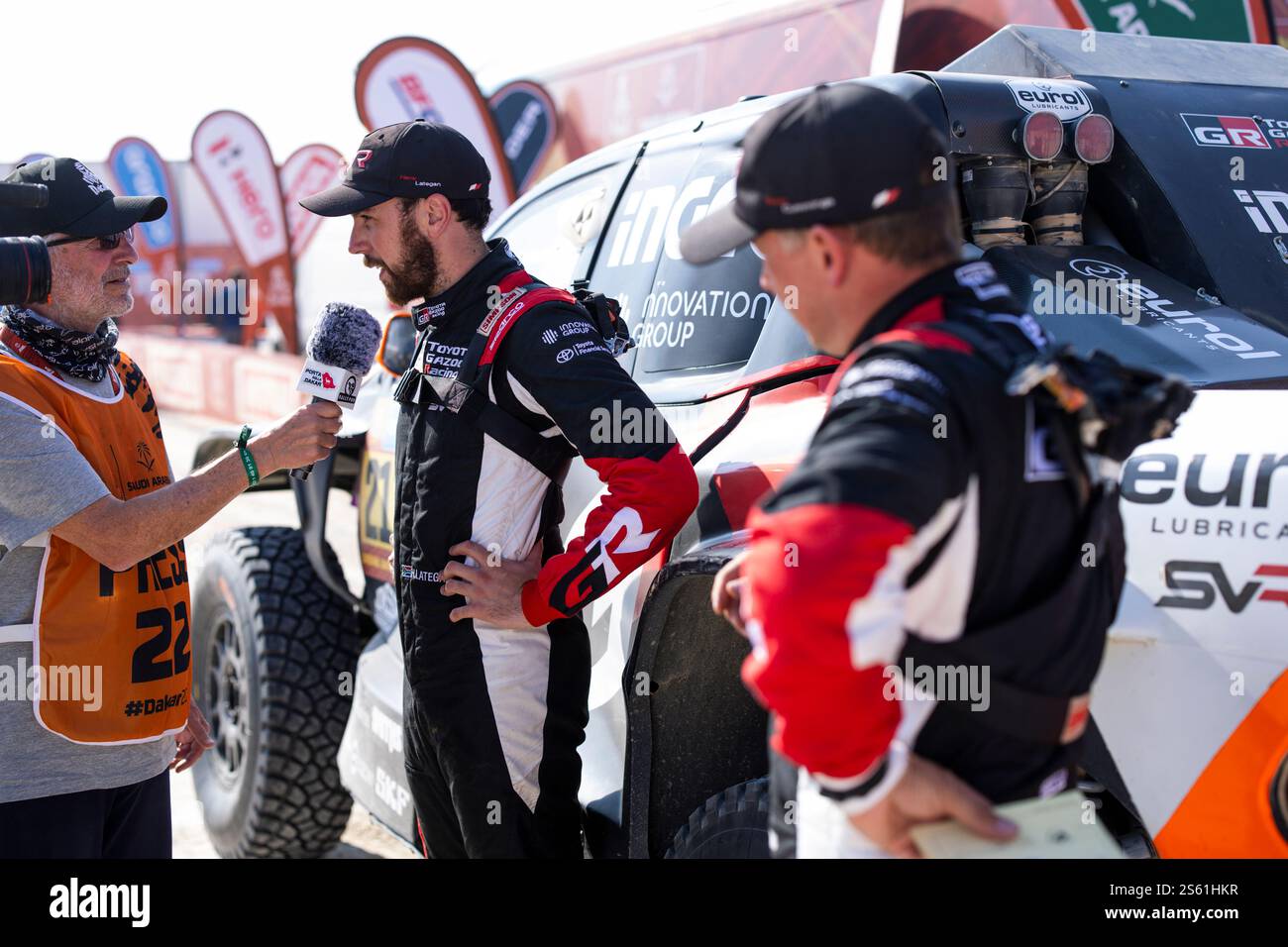 Subaytah, Arabie Saoudite. 15th Jan, 2025. LATEGAN Henk (zag), Toyota, Toyota Gazoo Racing, FIA ...