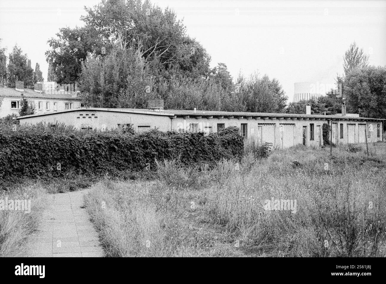 Post World War 2 Reconstruction Build Temporary Tract Houses in Berlin ...