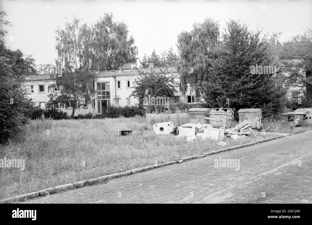 Post World War 2 Reconstruction Build Temporary Tract Houses in Berlin ...