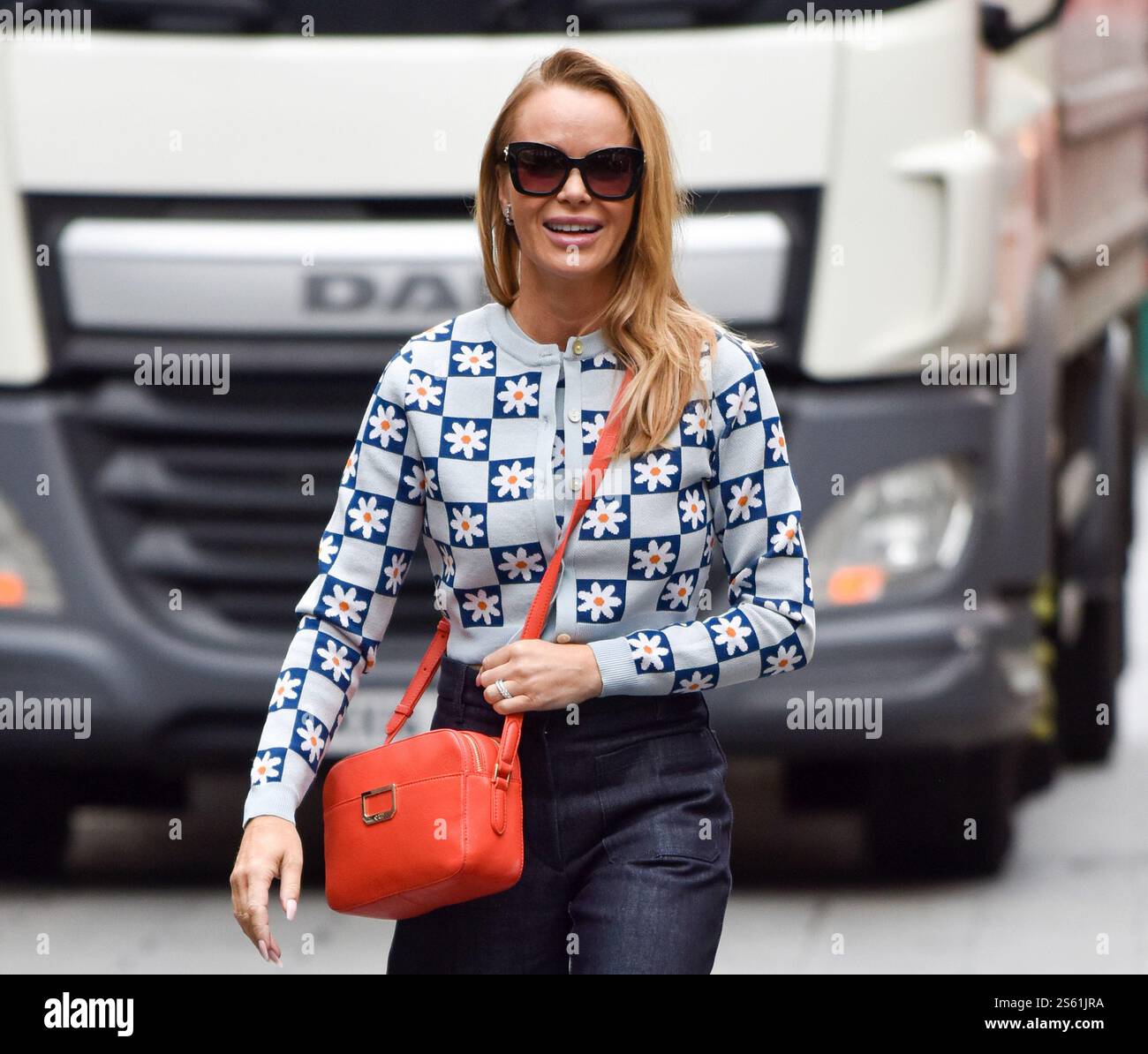 Amanda Holden at Global Radio Studios in London, England. Monday 6th ...