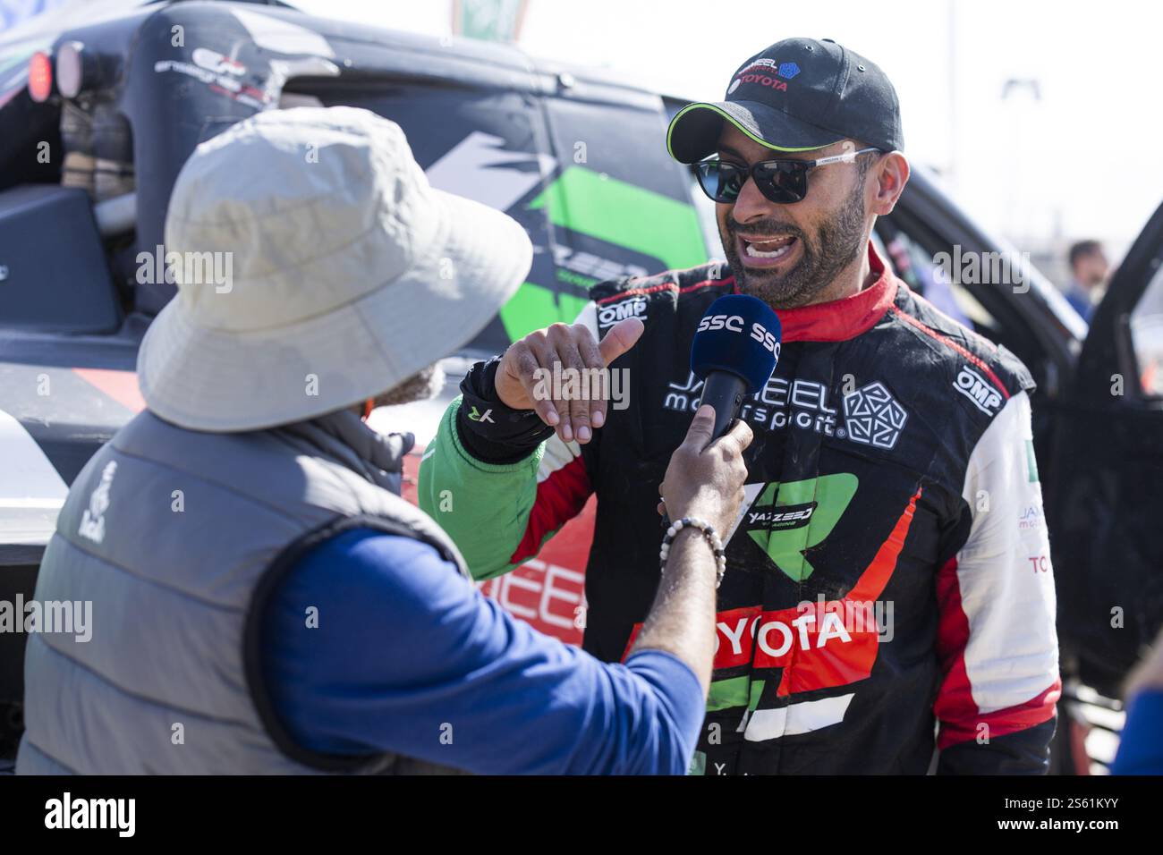 Subaytah, Saudi Arabia, January 15, 2025, AL RAJHI Yazeed (sau), Toyota ...