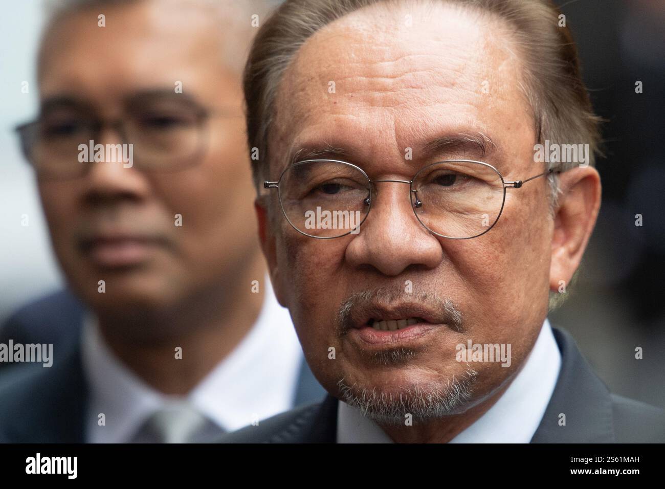 London, UK. 15 Jan 2025. Pictured: Anwar Ibrahim - Prime Minister of ...