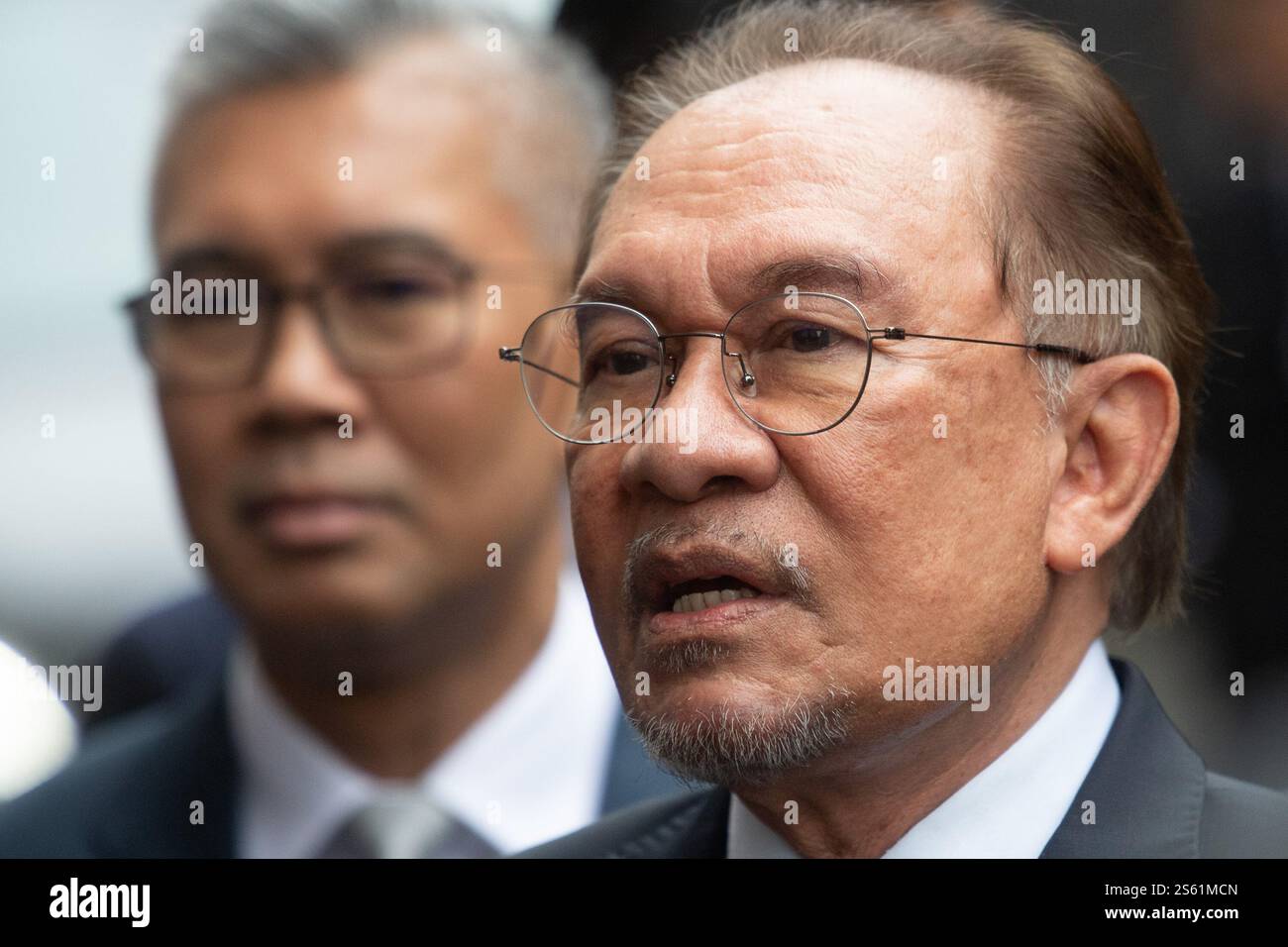 London, UK. 15 Jan 2025. Pictured: Anwar Ibrahim - Prime Minister of ...