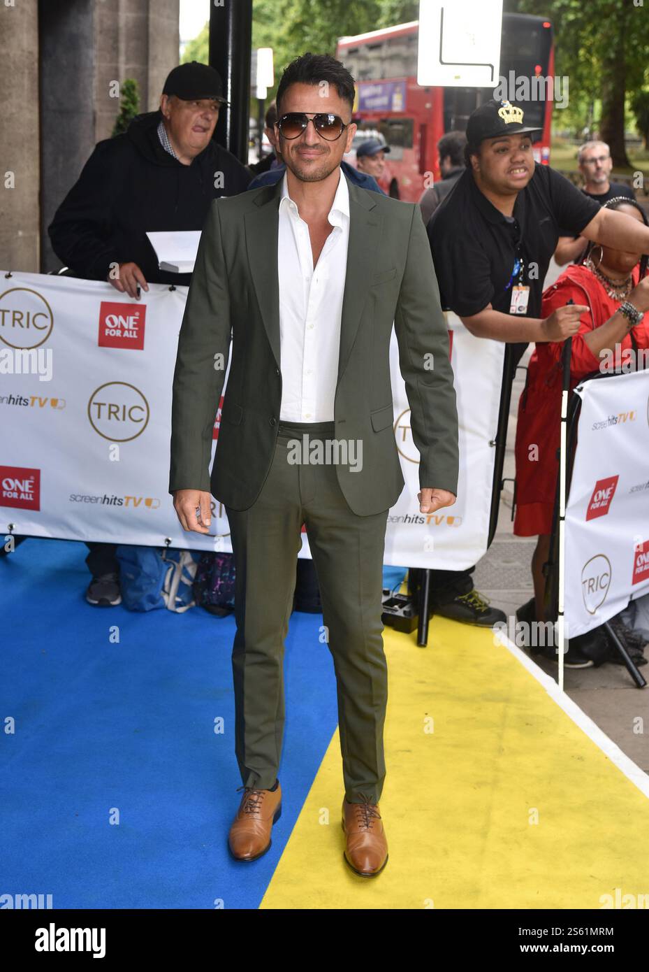 Peter Andre attends The TRIC Awards at the Grosvenor House in London ...