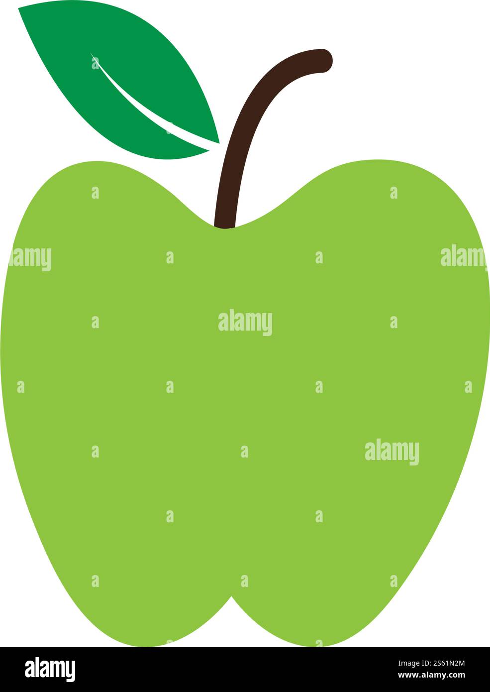 apple logo vector ilustration template Stock Vector Image & Art - Alamy