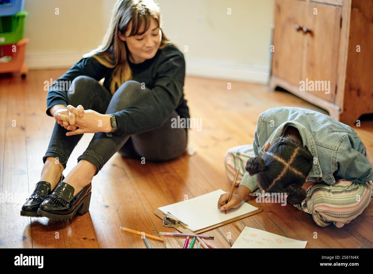 Help, teacher and student drawing for education, art therapy and ...
