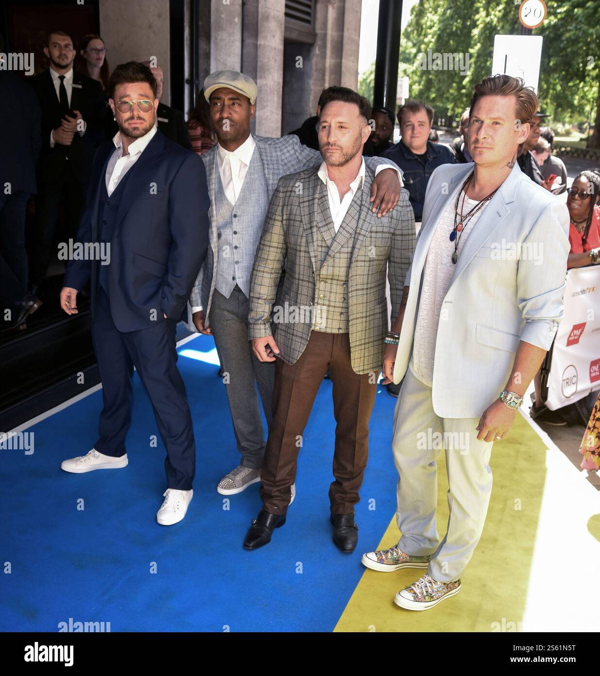 Antony Costa, Duncan James Simon Webbe and Lee Ryan attends The TRIC ...