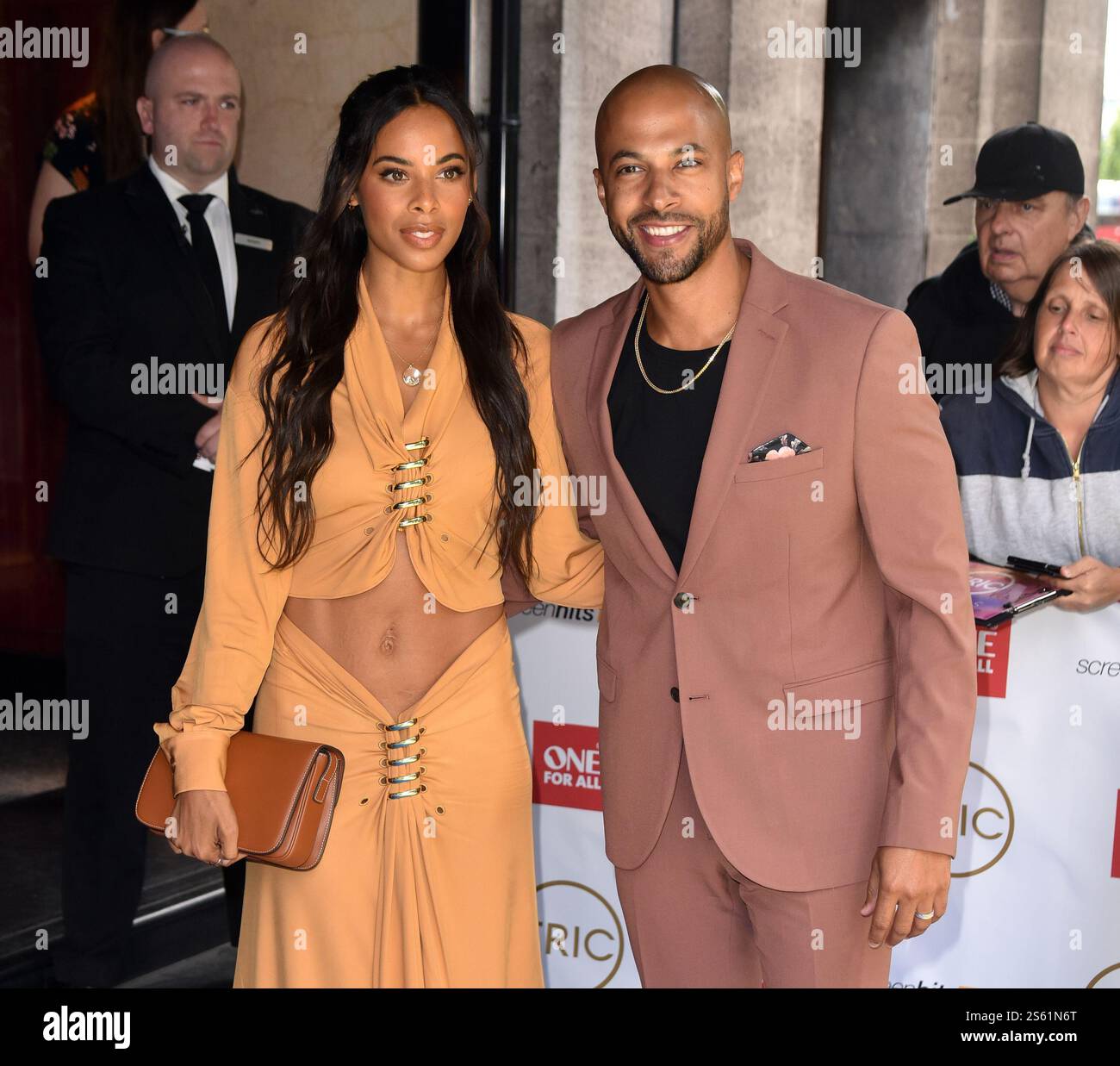 Rochelle Humes and Marvin Humes attends The TRIC Awards at the ...