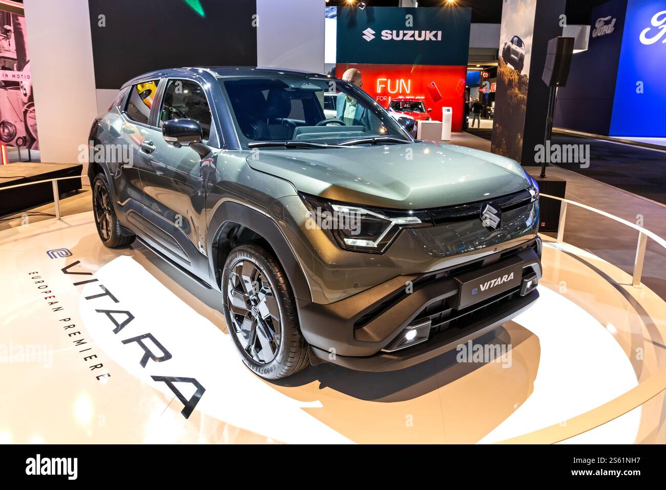 Suzuki e Vitara (2024) battery electric subcompact crossover SUV car at ...