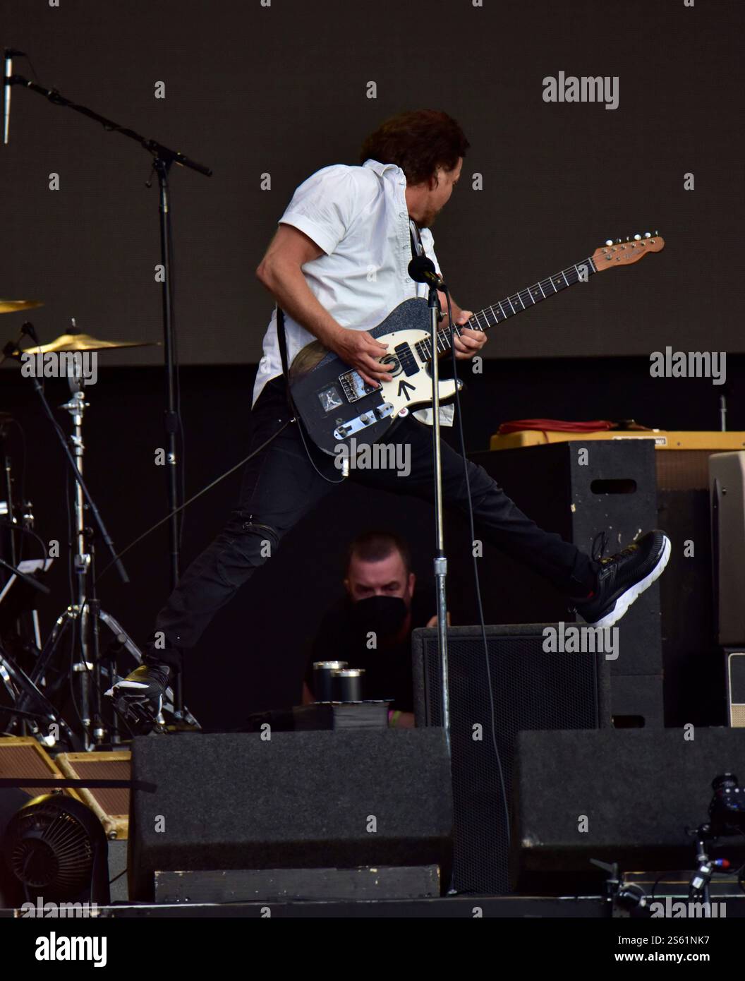London, UK - July 8th 2020: Pearl Jam performing at American Express ...