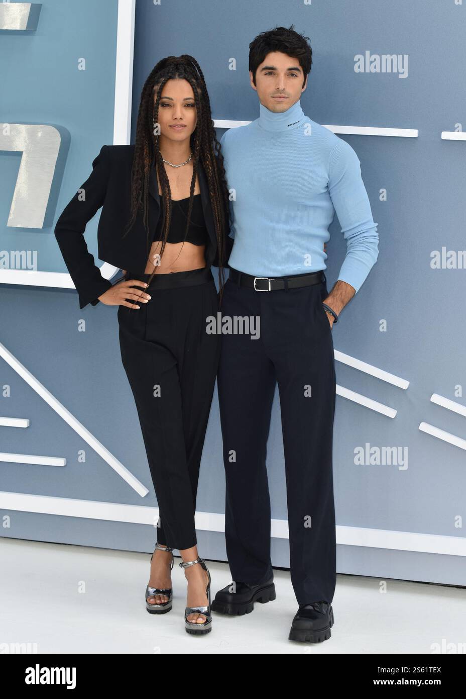 Maisie Richardson-Sellers and Taylor Zakhar Perez attends 'Bullet Train ...