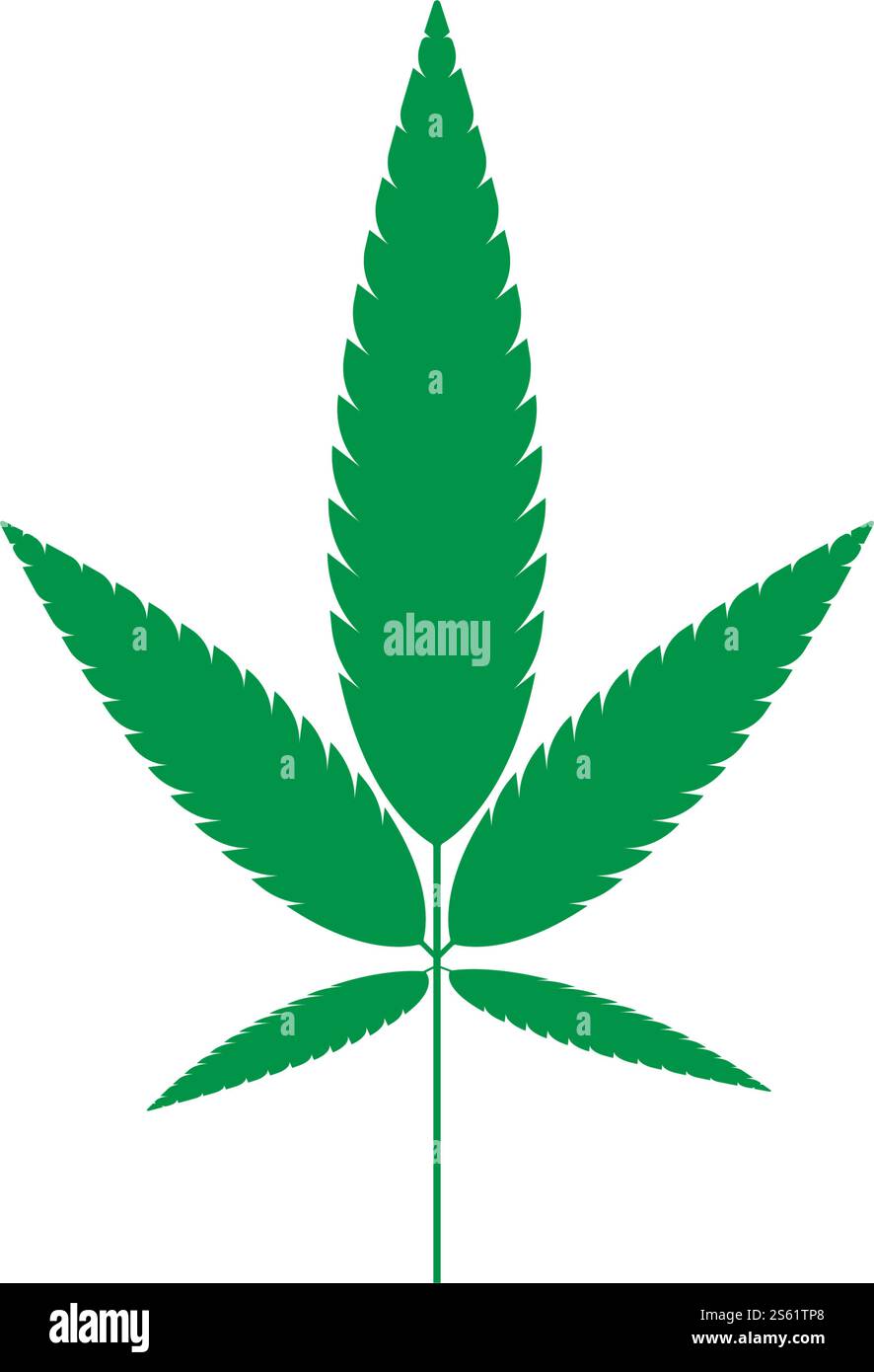 cannabis marijuanna logo vector template Stock Vector Image & Art - Alamy