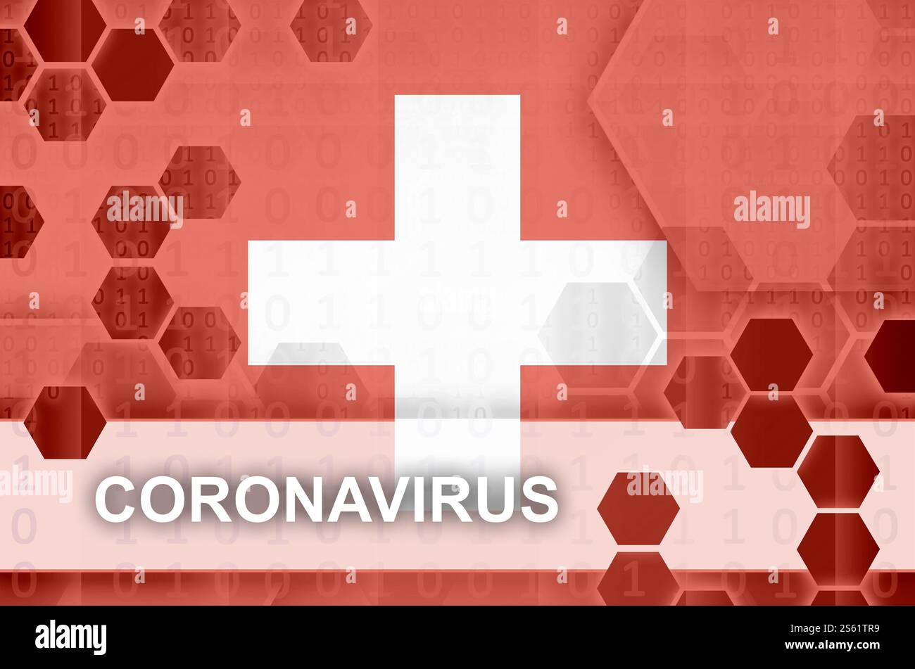 Switzerland flag futuristic digital hi-res stock photography and images ...