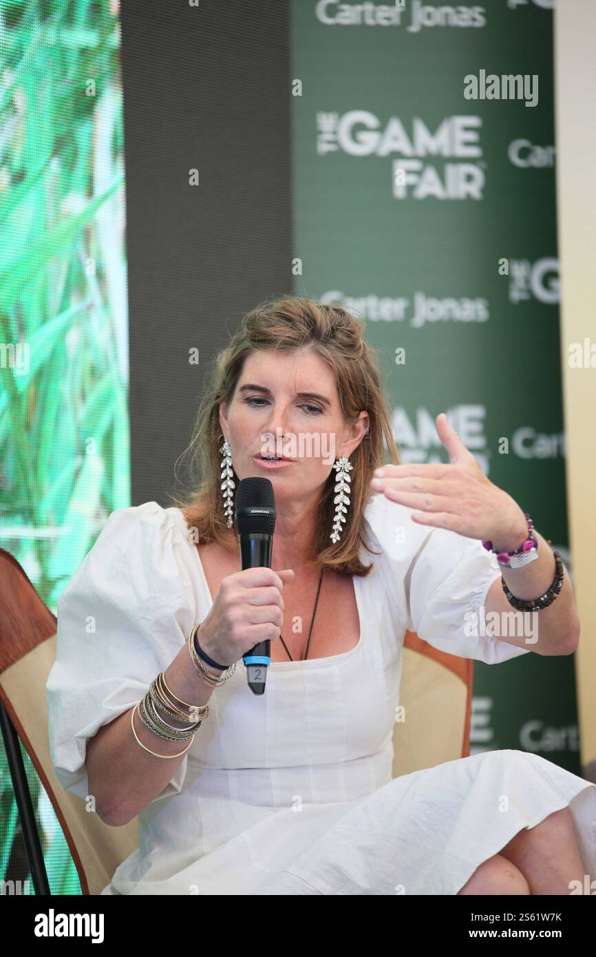Amanda Owen AKA The Yorkshire Shepherdess at the Game Fair at Ragley ...