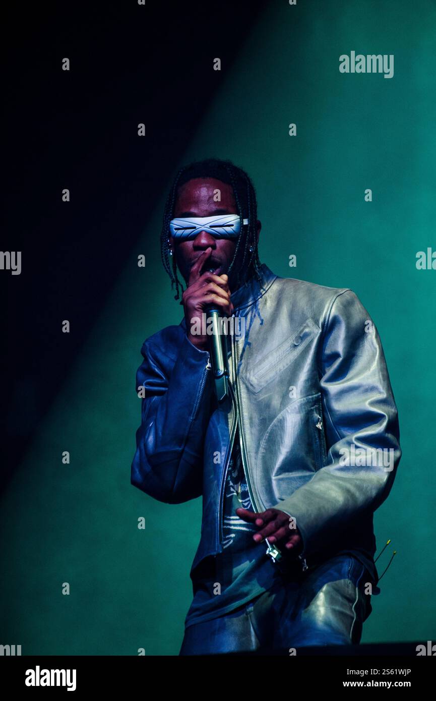 Travis Scott at the O2 Arena, London, England 6th August 2022 Stock ...