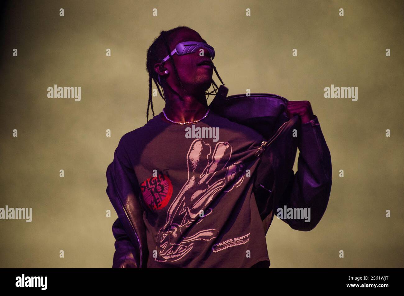 Travis Scott at the O2 Arena, London, England 6th August 2022 Stock ...