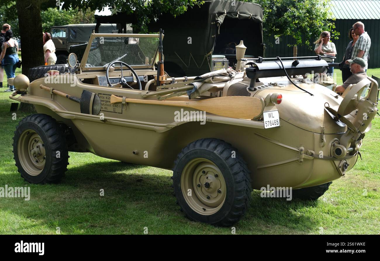 The Volkswagen Schwimmwagen ( lit. 'swimming car') is a light four ...