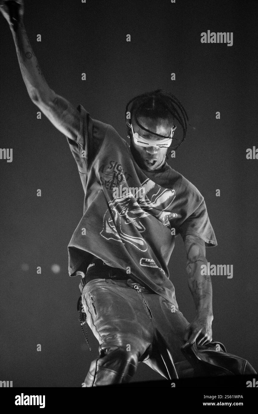 Travis Scott at the O2 Arena, London, England 6th August 2022 Stock ...