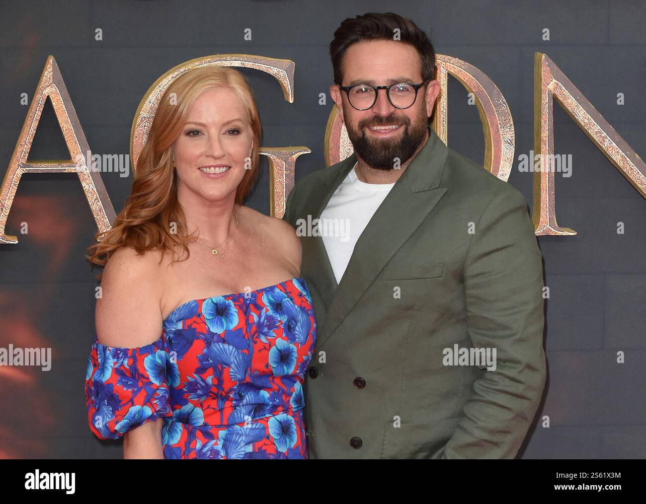 Sarah-Jane Mee and Ben Richardson attends 'House of the Dragon' - Sky ...