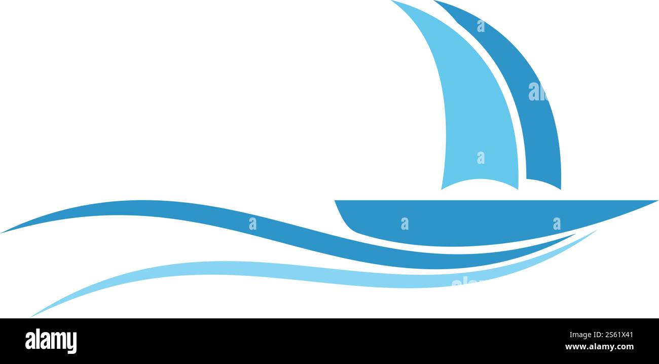 sailing logo vector icon template Stock Vector Image & Art - Alamy