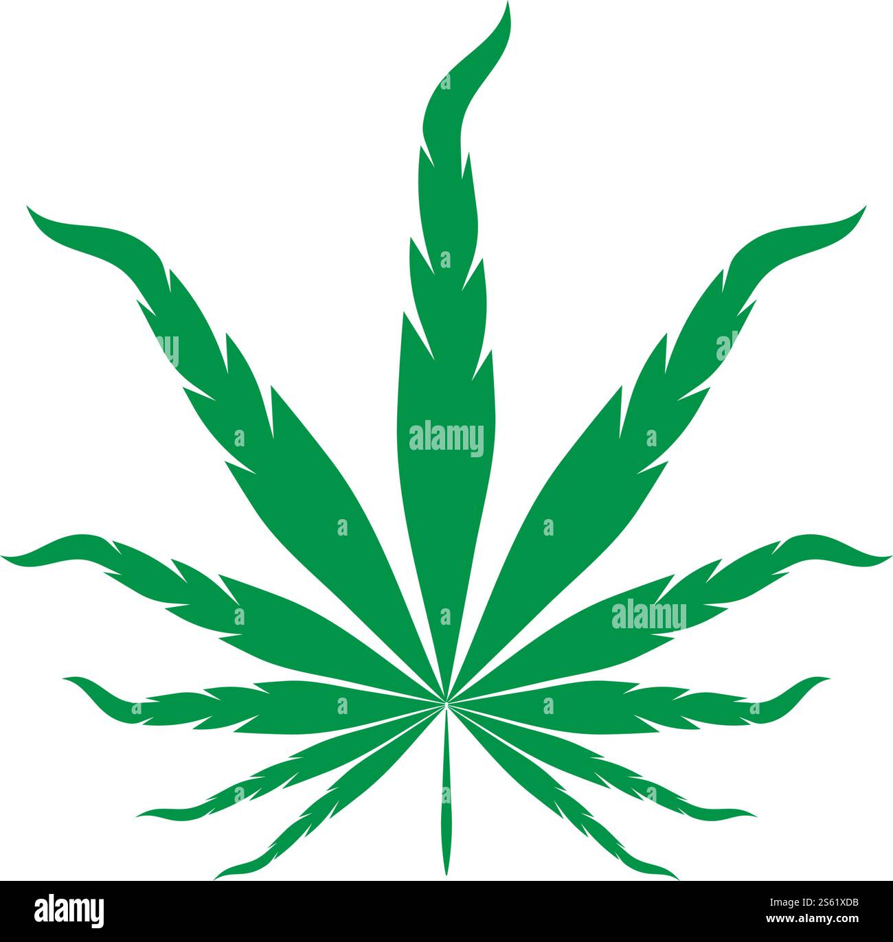 cannabis marijuanna logo vector template Stock Vector Image & Art - Alamy