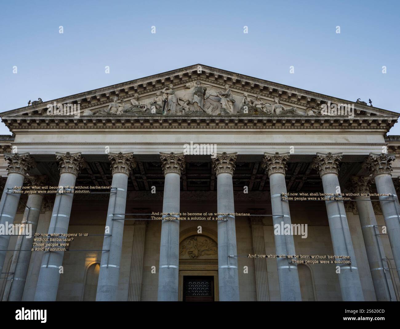 The Fitzwilliam Museum, Waiting for the Barbarians, by Glenn Ligon, University of Cambridge ...