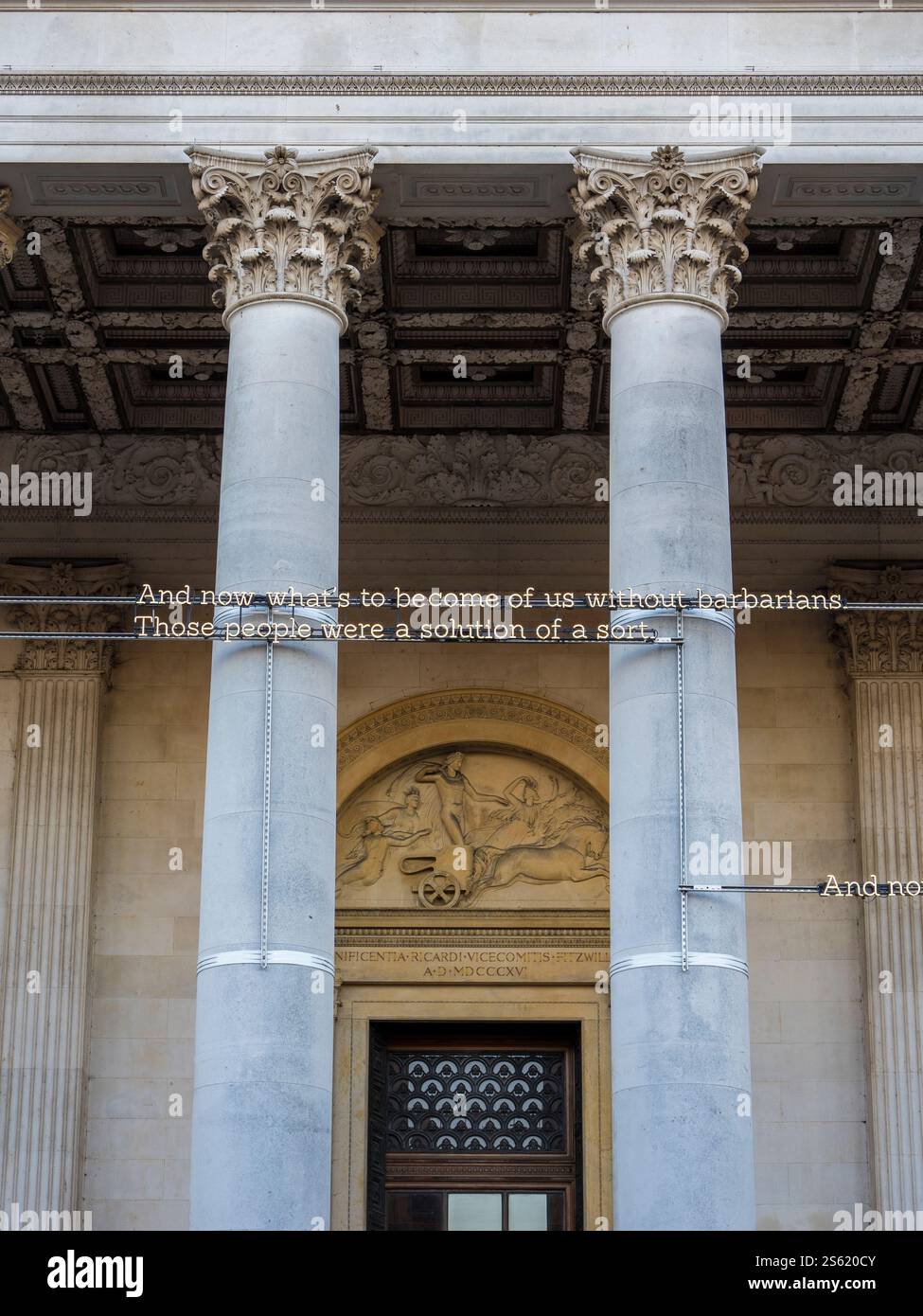 The Fitzwilliam Museum, Waiting for the Barbarians, by Glenn Ligon, University of Cambridge ...