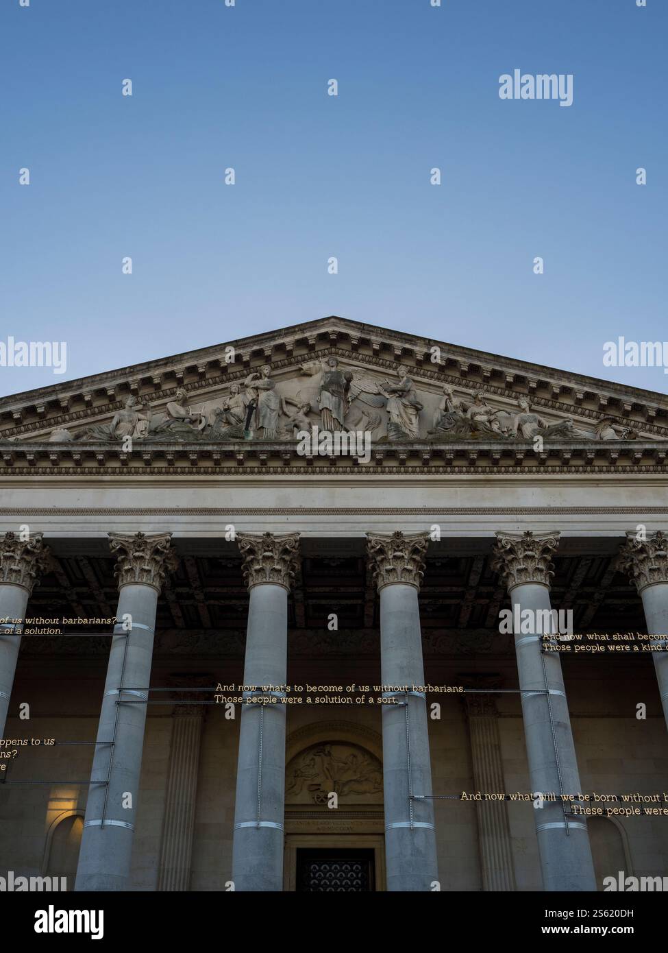 The Fitzwilliam Museum, Waiting for the Barbarians, by Glenn Ligon, University of Cambridge ...