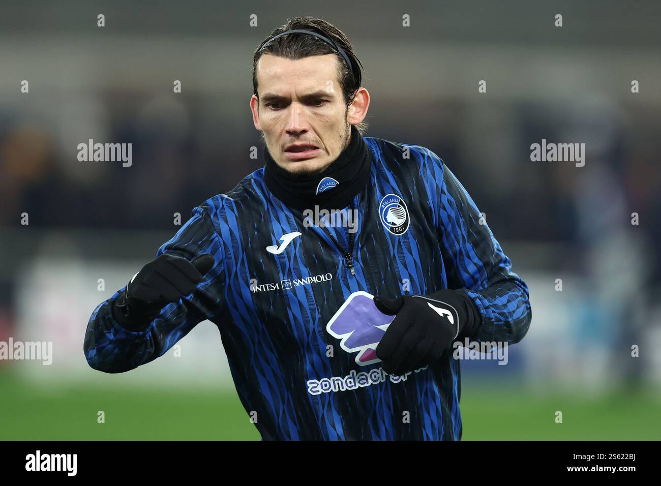 Bergamo, Italy. 14th Jan, 2025. Marten de Roon of Atalanta Bc during ...