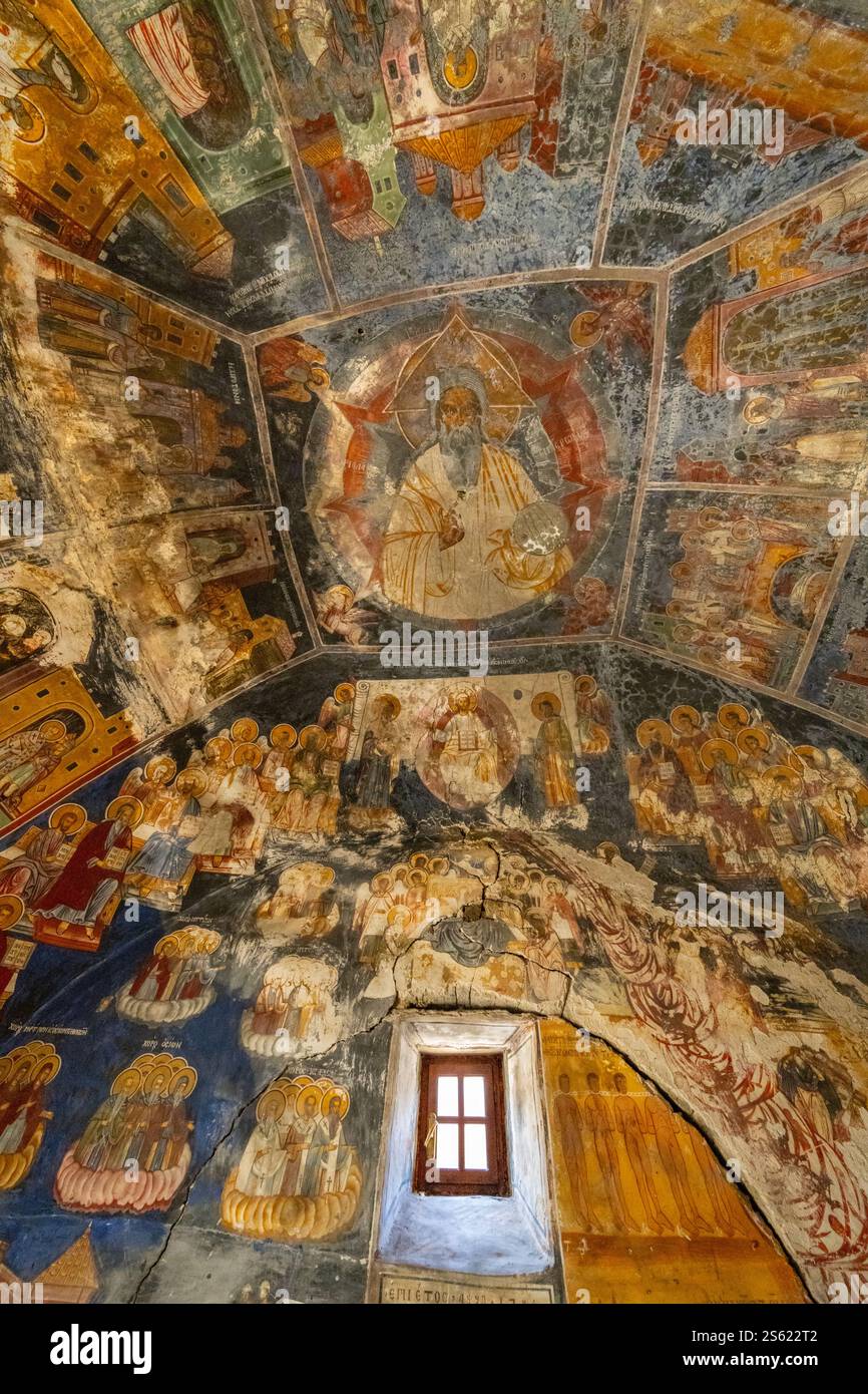 Interior of Monastery Saint Nicolas of Pau near Argalasti Pelion ...